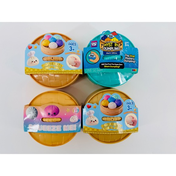 Crazy Fun | Toys | Crazy Fun Mystery Squeezy Dumplings Shark Edition ...